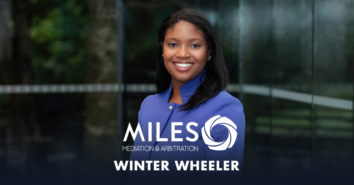 Spotlight on Mediator Winter Wheeler - Miles Mediation & Arbitration