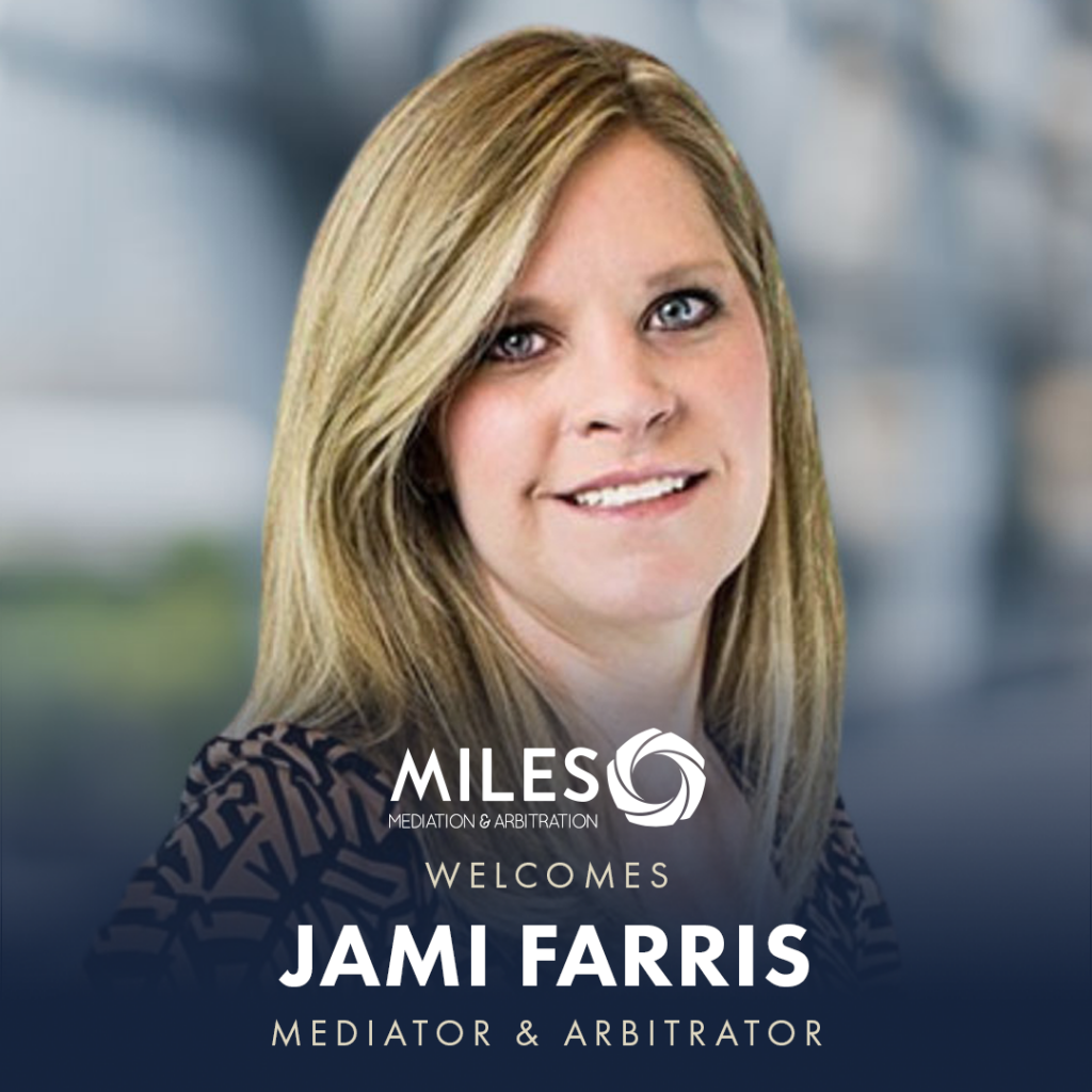 Jami Farris Joins Miles Mediation & Arbitration in Charlotte - Miles ...