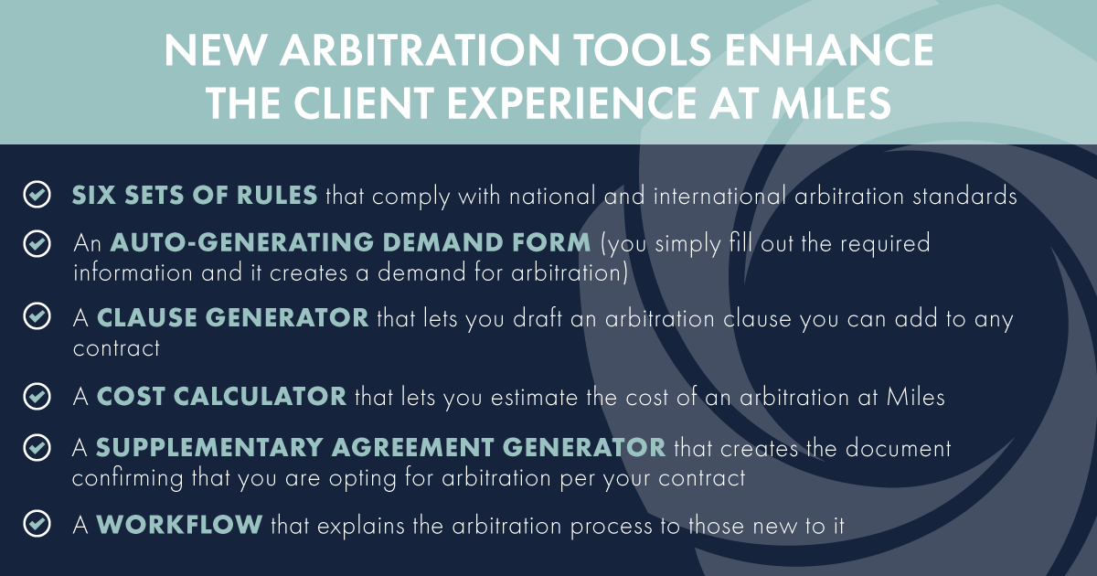 Miles Mediation & Arbitration Adds New Online Tools to Simplify the ...