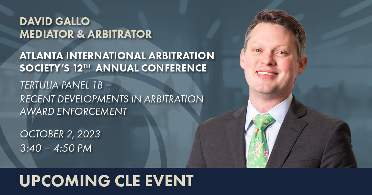 David Gallo Presents at the AtlAS 12th Annual Conference