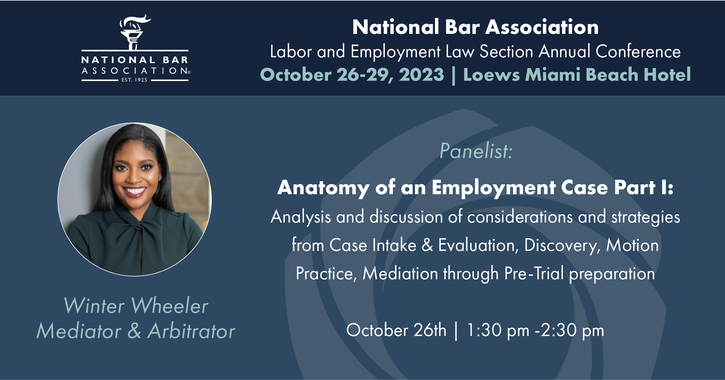 Winter Wheeler Presents at the NBA's 2023 Labor and Employment Section ...